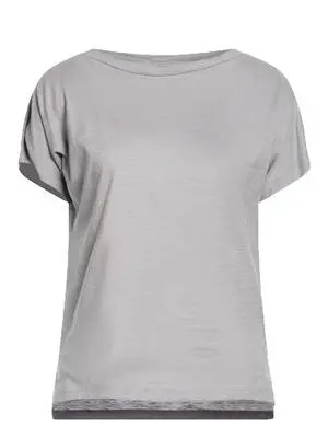 ARAGONA Basic Cotton T-shirt - Grey