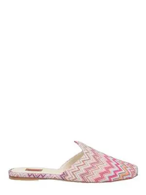 Missoni Textile Fibers Mules & Clogs - Fuchsia