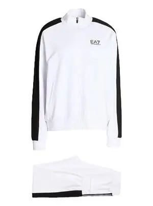 EA7 Jersey Tracksuit With Logo - White