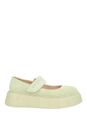Inuikii Leather Flatform Pumps - Green