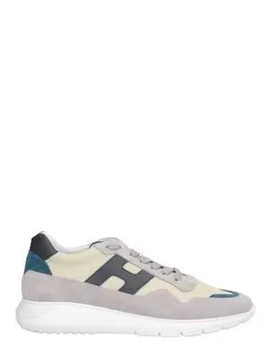 Hogan Interactive Light Leather Sneakers - Grey