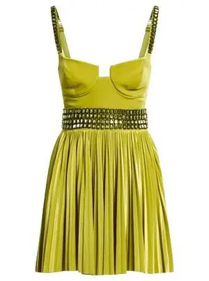 Elisabetta Franchi Mini Dress Polyester Blend - Green