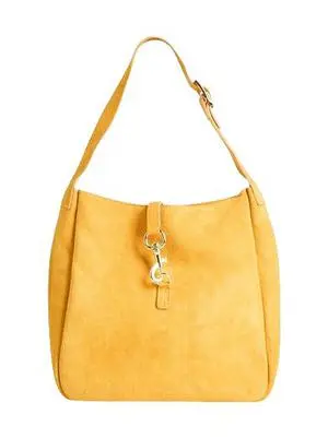 LAURA DI MAGGIO Leather Hobo Bag - Yellow