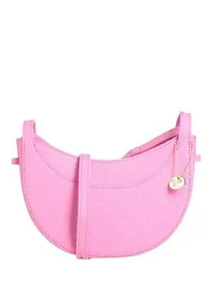 LAURA DI MAGGIO Leather Hobo Cross-body Bag - Pink