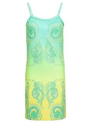 FK PROJECT Mini Paisley-print Dress - Green