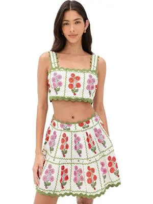 Saylor Silas Floral Skirt Set - Multi