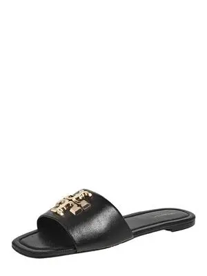 Tory Burch Eleanor Slides - Perfect Black / Gold