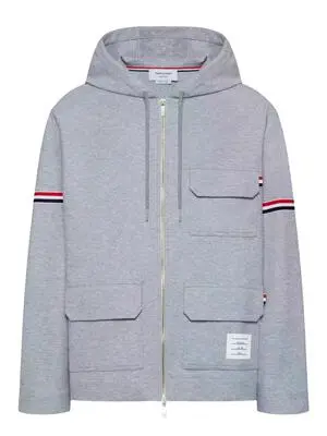 Thom Browne Hooded Jacket - Grey