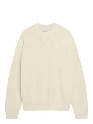 Studio Nicholson Panelled Ribbed-knit Jumper - White