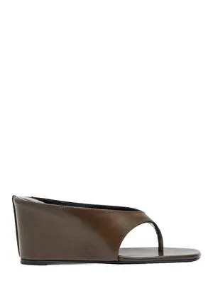JUDE Yaga Leather Wedge Sandals