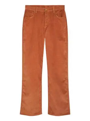 B Sides Straight-leg Corduroy Jeans - Brown