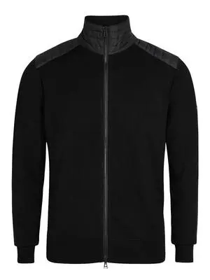 Belstaff Kelby Zip-up Wool-blend Cardigan - Black