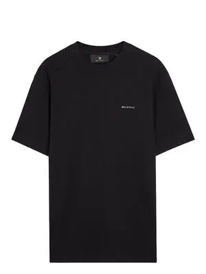 Belstaff Logo Stretch-cotton T-shirt - Black