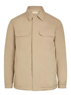 AURELIEN Quilted Shell Jacket - Beige