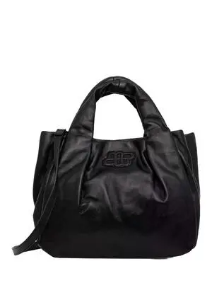 Munthe Logo-detail Tote - Black