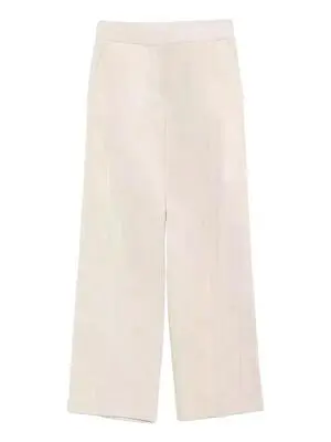 VIA MASINI 80 Side-Pockets Ribbed Trousers