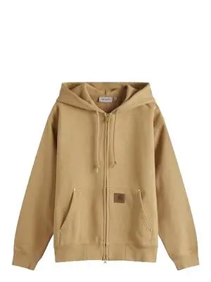 Carhartt Wip Hooded Eldon Sweat Jacket - Dusty Hamilton Brown