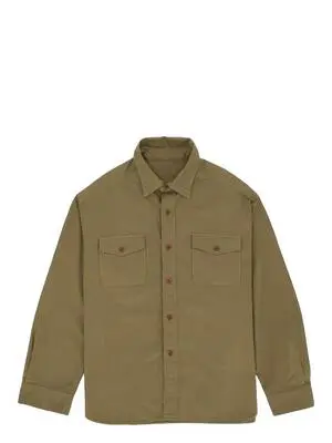 FORTELA Cpo Twill Cotton Overshirt - Sage