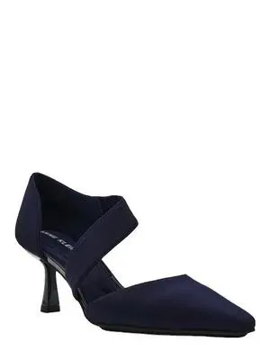 Anne Klein Cerys Pump - Navy Stretch