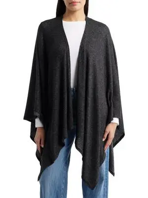 Loveappella Rib Shawl Charcoal