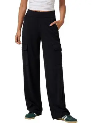 TRAVIS MATHEW Friday Ponte Utility Wide Leg Pants