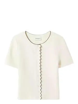 Claudie Pierlot Button-fastening Top - Neutrals