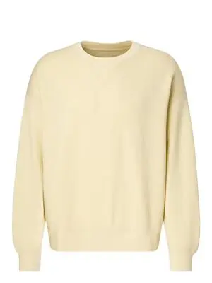 Visvim Jumbo Wool And Cotton Sweatshirt - Yellow