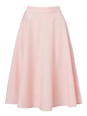 Dolce & Gabbana Wool-blend Midi Skirt - Pink