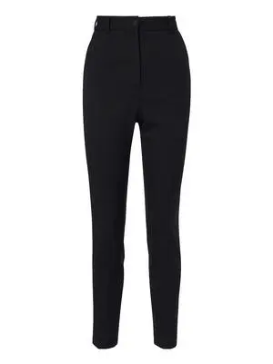 Dolce & Gabbana Wool-blend Slim Trousers - Black