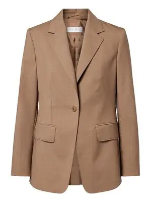 Max Mara Circense Virgin Wool Blazer - Brown