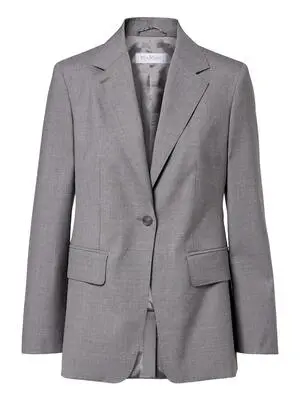 Max Mara Circense Virgin Wool Blazer - Grey