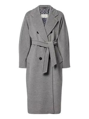 Max Mara Madame Wool And Cashmere Coat - Grey