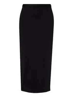 Max Mara Piuma Jersey Pencil Skirt - Black
