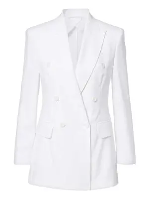 Max Mara Pagella Cotton Blazer - White