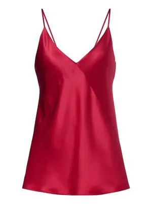 Max Mara Silk Satin Camisole - Red
