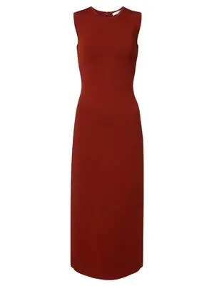 Max Mara Jersey Midi Dress - Red
