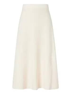 Max Mara Abbono Midi Skirt - White