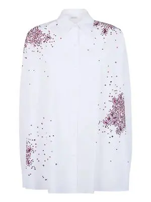 Dries Van Noten Casia Embroidered Shirt - White