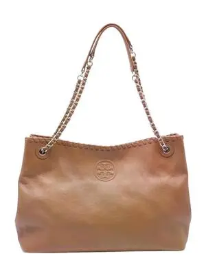 Tory Burch Leather Shoulder Bag - Brown