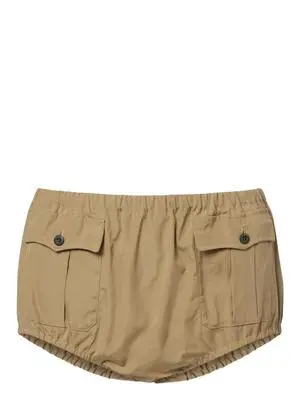 Prada Cotton Poplin Shorts - Beige