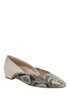 Vionic Gracia Flat - Cream Snake