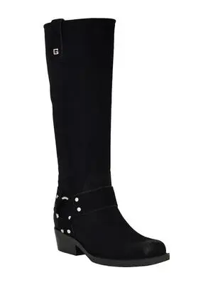 Guess Harness Knee High Boots - Black