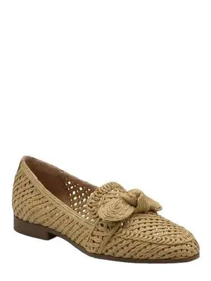 CHARLES DAVID Finite Raffia Loafer - Natural