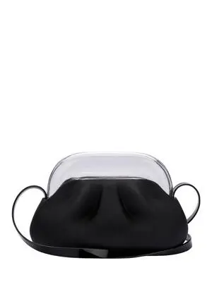 Melissa Glass Jelly Shoulder Bag - Black/clear