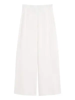 Max Mara Jersey Flared Trousers - White