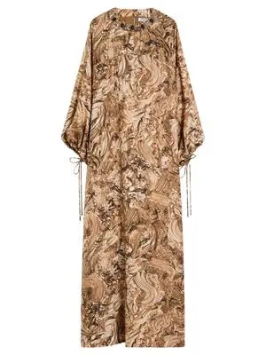 Max Mara Silk Tunic Gown - Yellow