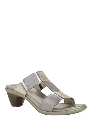 Naot Form Sandals - Silver Gold Thread