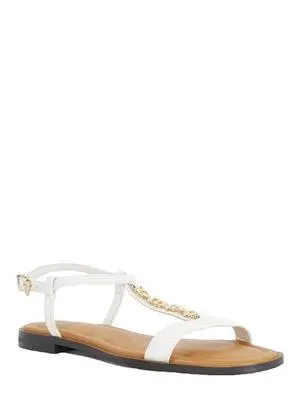 Dune London Lollipops Ankle Strap Sandal - White