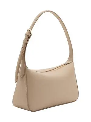 MANGO Faux Leather Shoulder Bag