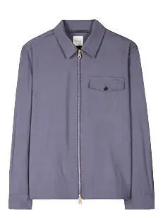 Paul Smith Wool Zip Jacket - Purple